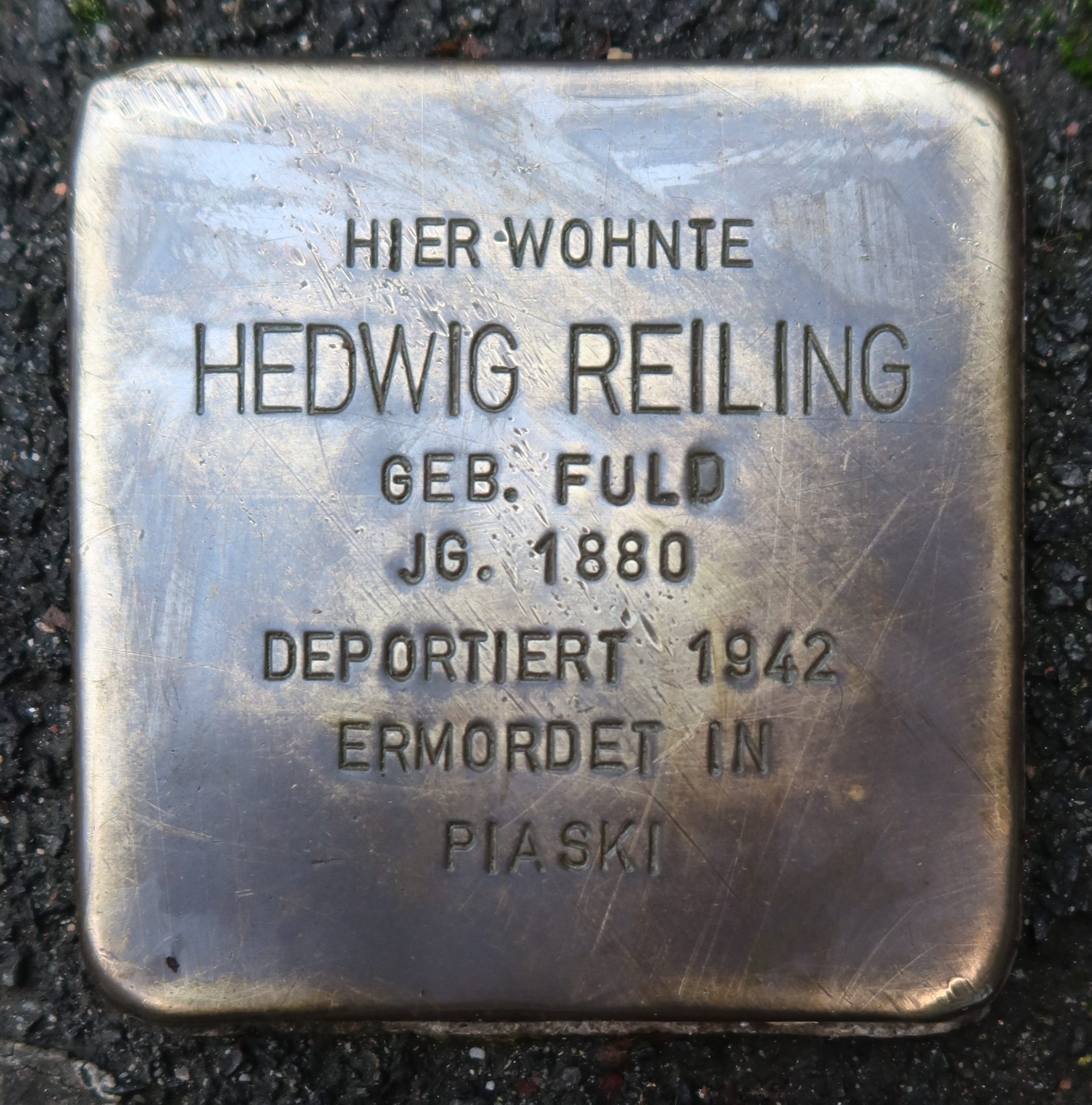Familie Reiling – Stolpersteine Mainz